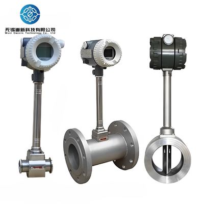 DN4-DN100 Air Pulse Steam Integrated Vortex Liquid Flow Meter High Accuracy