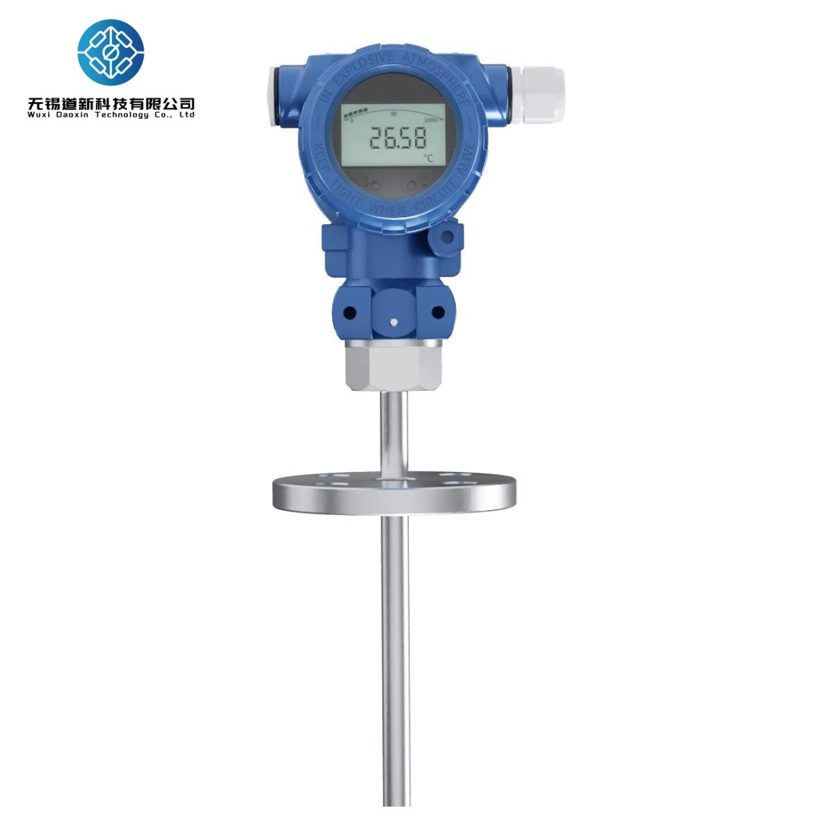 Ex Proof Temperature Transmitter 4 20ma Temp Sensor With LCD Or LED Display