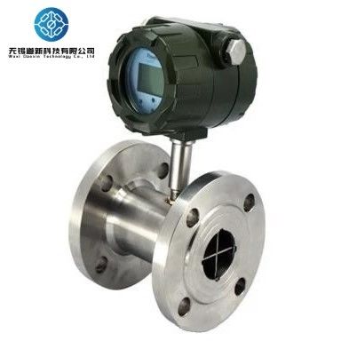DN50 Flange High Pressure Turbine Flow Meter Flow Transmitter 4 20ma