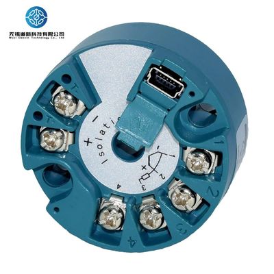 DIN Rail Mounted Thermocouple Temperature Transmitter RTD To 4 20ma ...