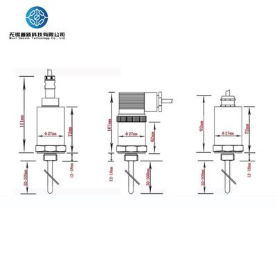 Clamp Mount Dp Pressure Transmitter Ultra High Accuracy Pressure Transducer